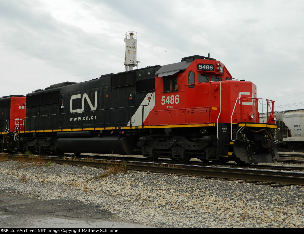 CN 5486 Ex-EMD 9091